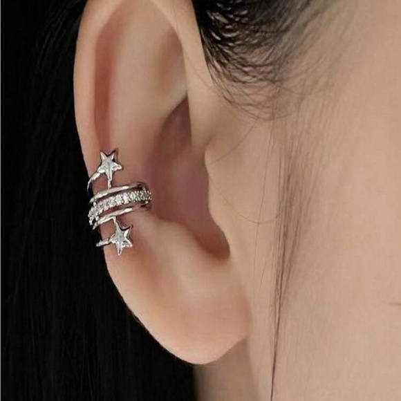 Pandora | Jewelry | Brand New Super Chic Star Silver With Rhinestones ...